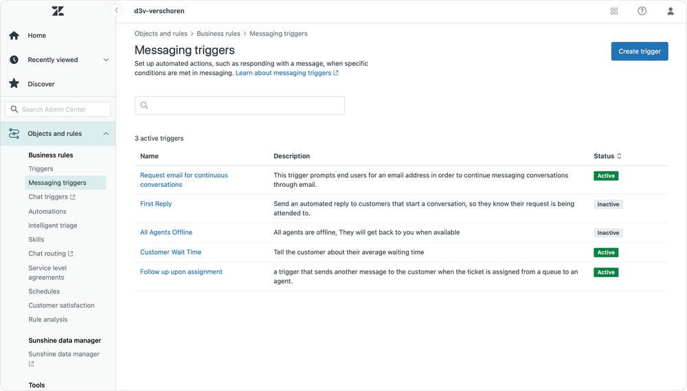 Expanded support for Messaging Session State in Zendesk Triggers