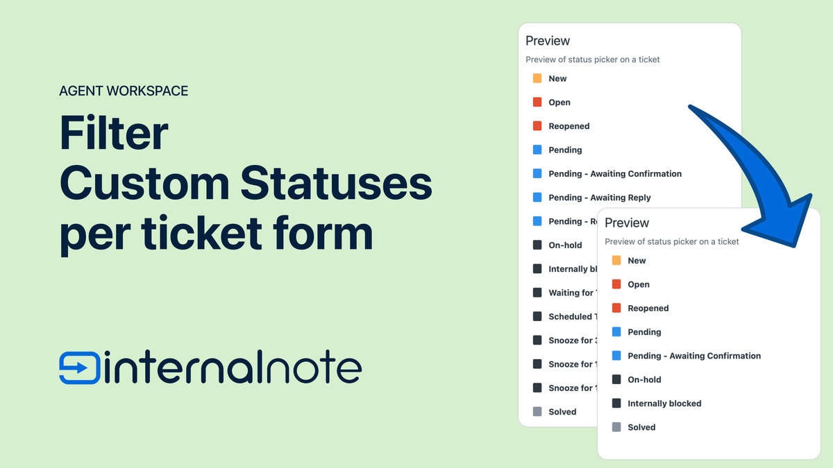 Filter custom ticket statuses per form.