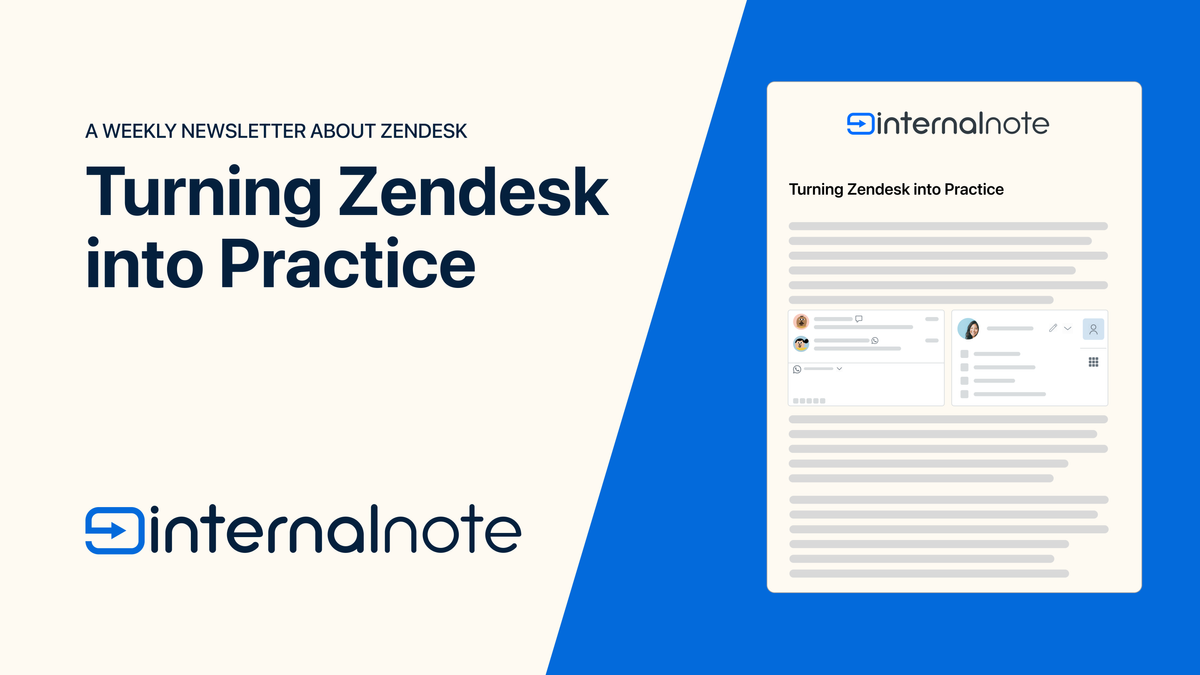 Turning Zendesk into practice