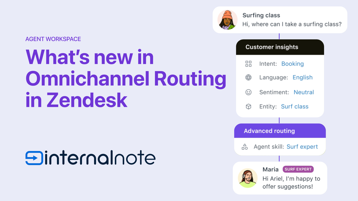 Getting up to date with Omnichannel Routing in Zendesk