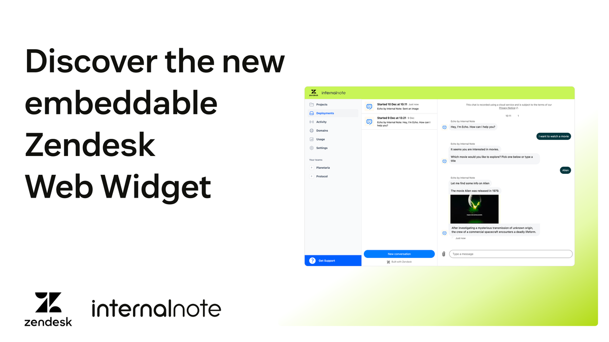 Embedded mode for the Zendesk Widget