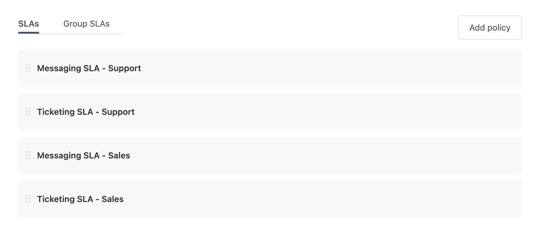 My approach to setting up Zendesk SLA Policies and enabling Group Policies.