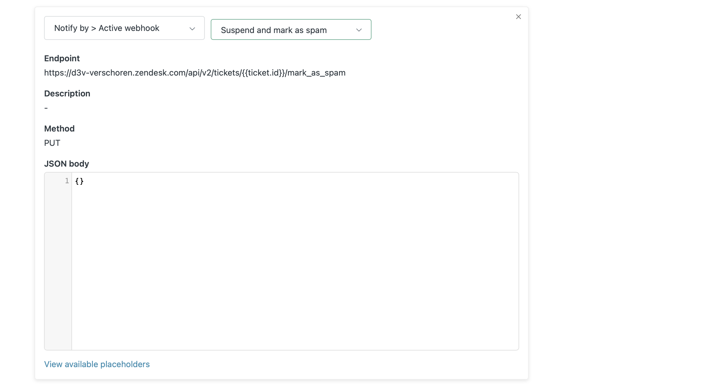 Automatically deflect Zendesk spam tickets via triggers and webhooks
