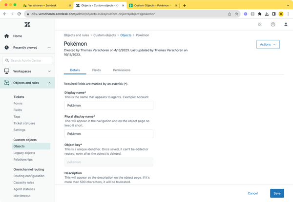 Zendesk Custom Objects - Part 1: Introduction