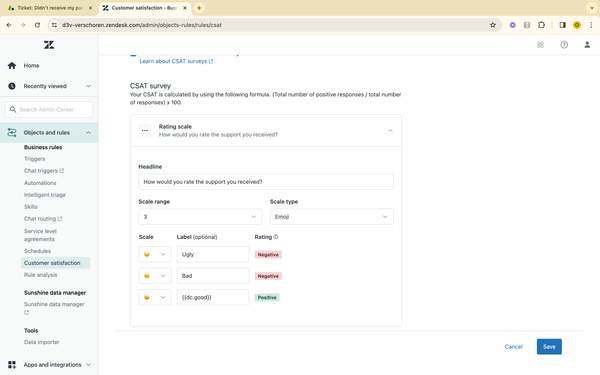 Overview of the new Customizable CSAT for Zendesk