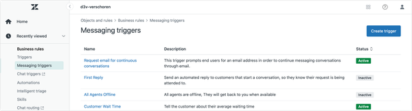 Using Messaging triggers: Customer Wait Time & Messaging CSAT