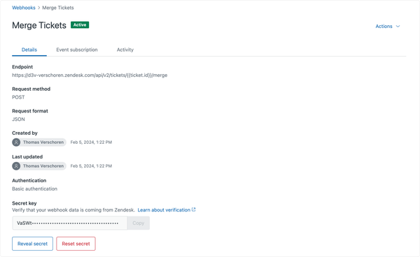 Handling duplicate tickets